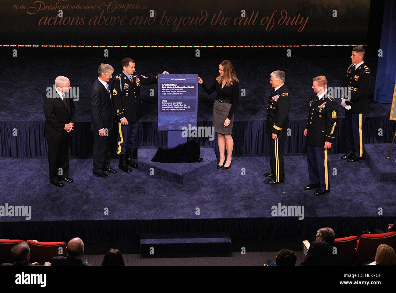 Medal of Honor recipient Staff Sergeant Salvatore A. Giunta and his ...