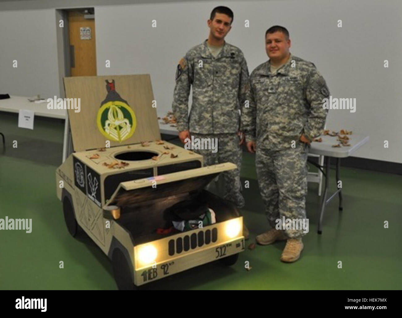 Spc. Nicholas Wahab (left), a military policeman assigned to the 512th ...