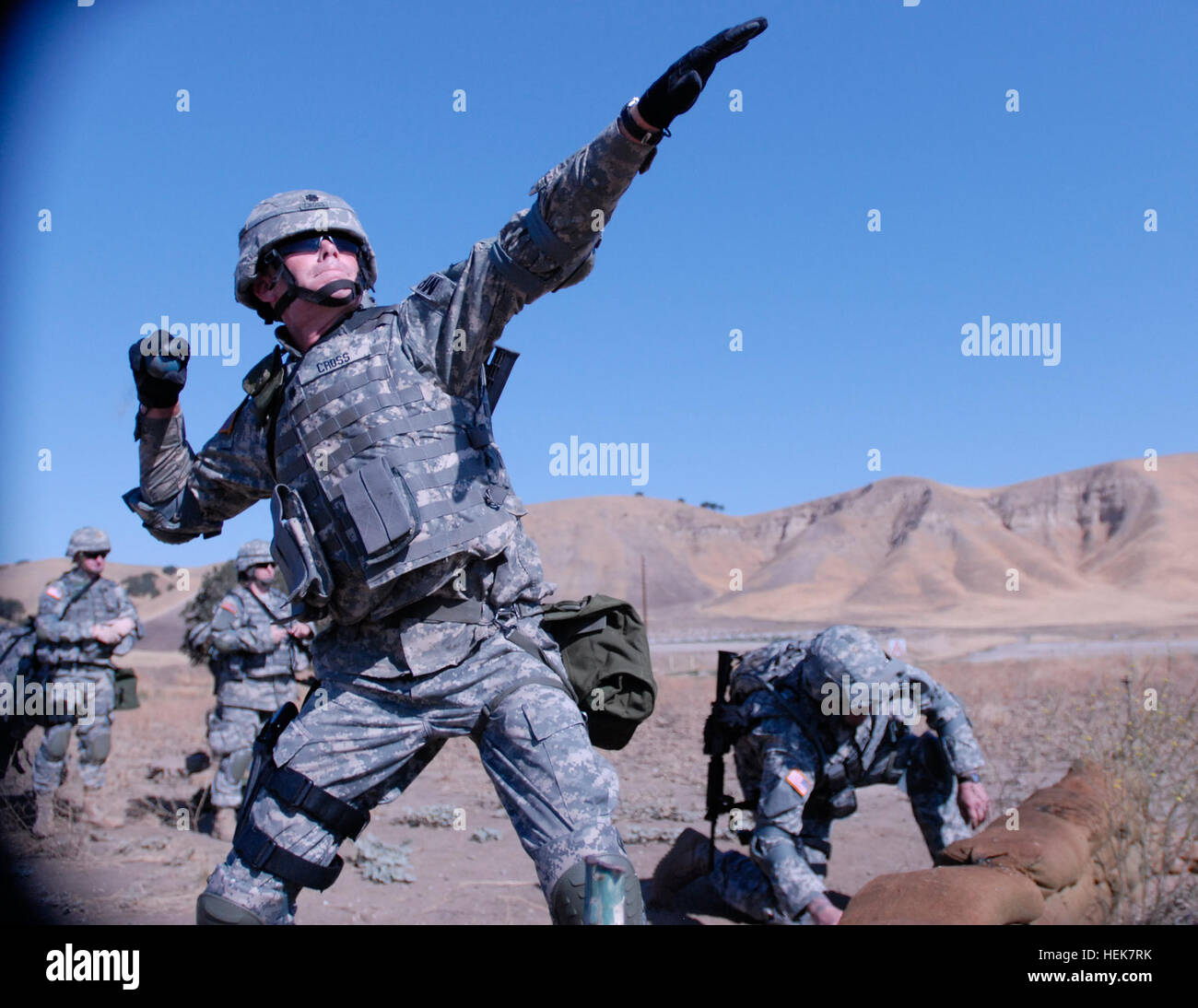 Lt. Col. Peter Cross, executive officer for the 49th Military Police ...