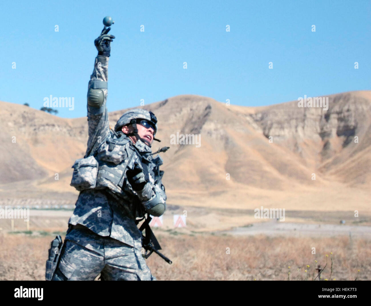 Sgt. Bradley Daeda of the 49th Military Police Brigade, California Army ...