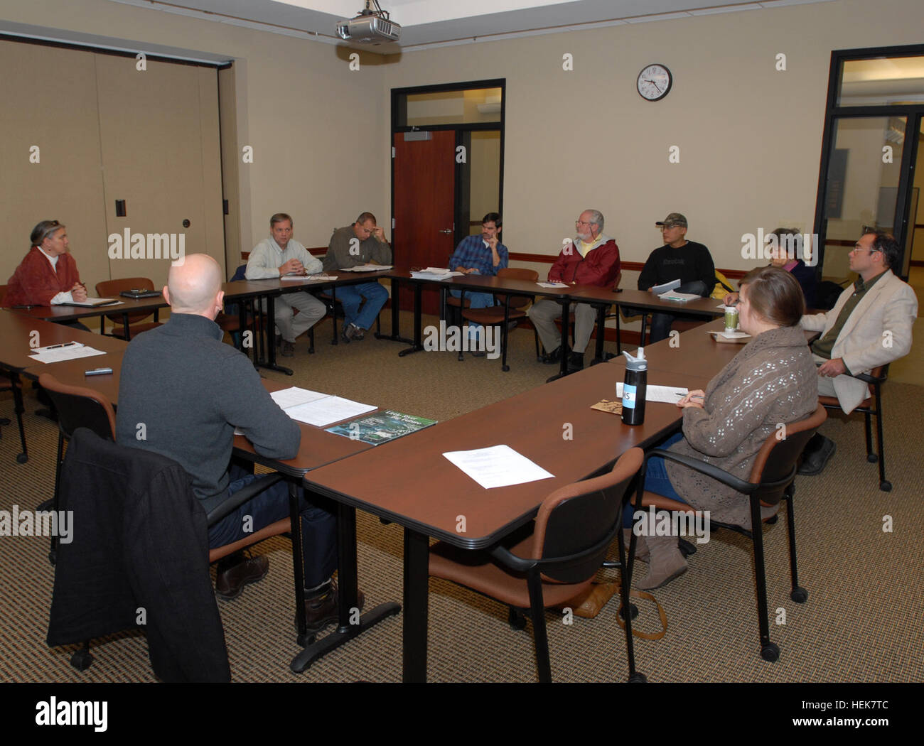 David Bishop, a planner with the U.S. Army Corps of Engineers Nashville ...