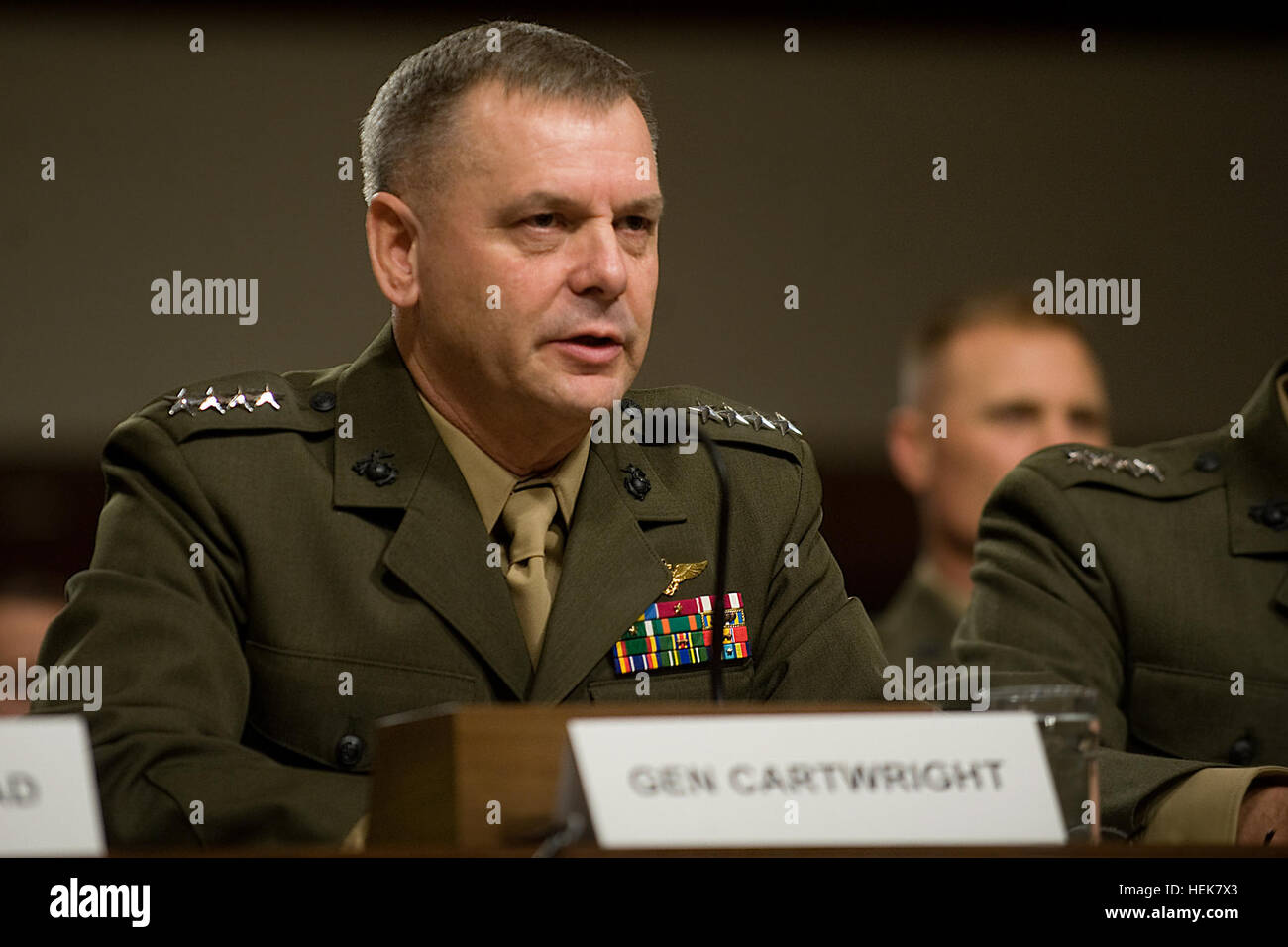 U.S. Marine Corps Gen. James E. Cartwright, vice chairman of the Joint ...