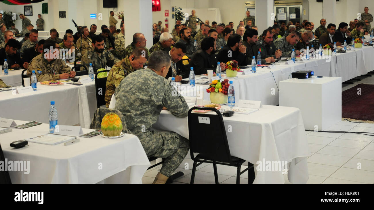 BAGRAM AIRFIELD, Afghanistan – Members of coalition forces, the Afghan ...