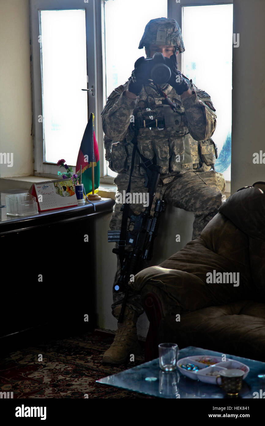 U.S. Army Cpl. Kevin Martin, a Combat Camera Soldier with 55th Signal ...
