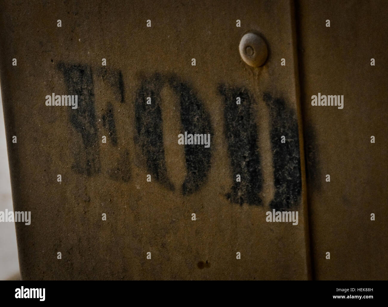 Explosive ordnance disposal teams mark their vehicles for easy ...