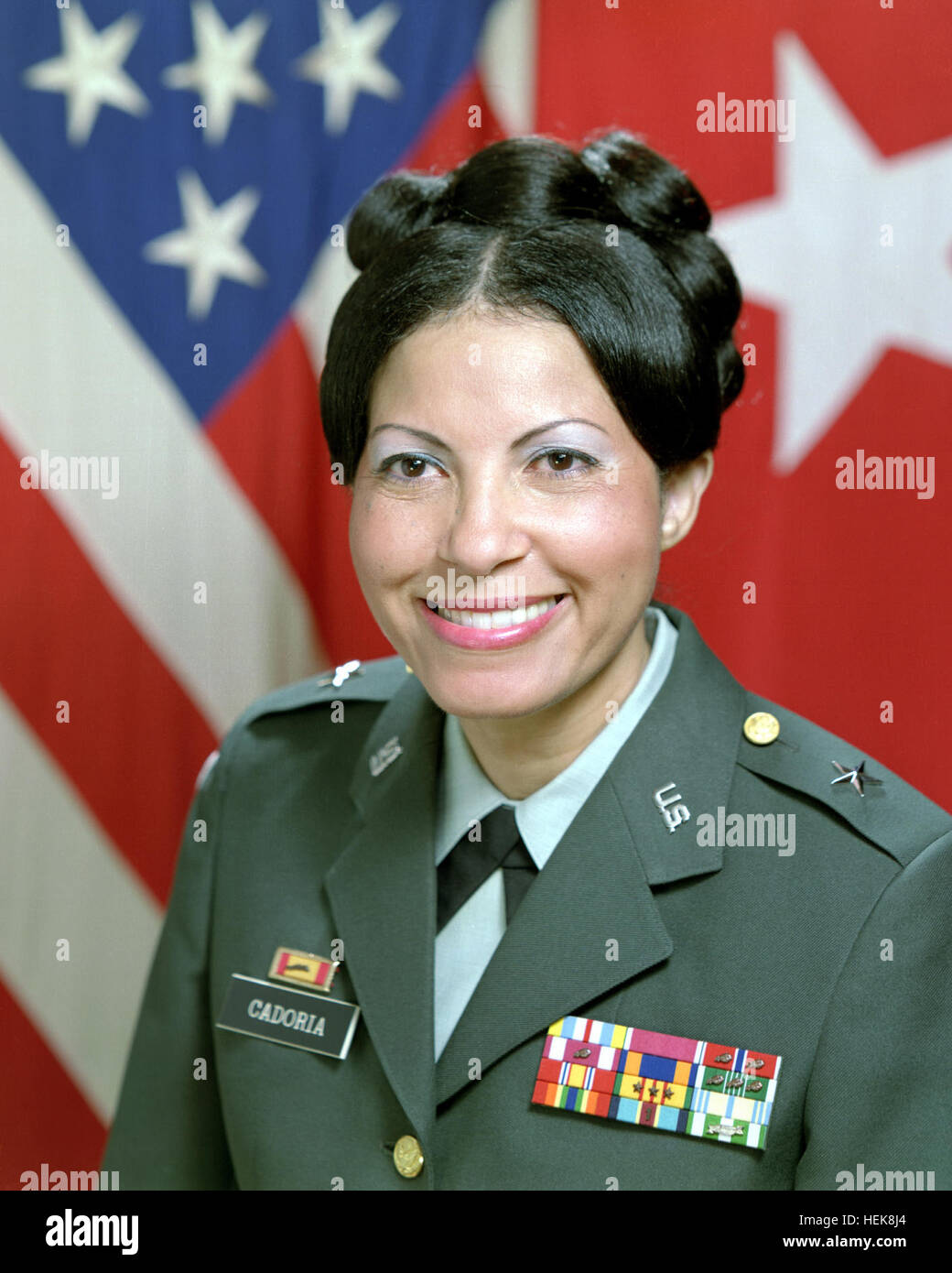 Brig. Gen. Sheridan G. Cadoria, USN (uncovered) Sherian Cadoria Stock ...