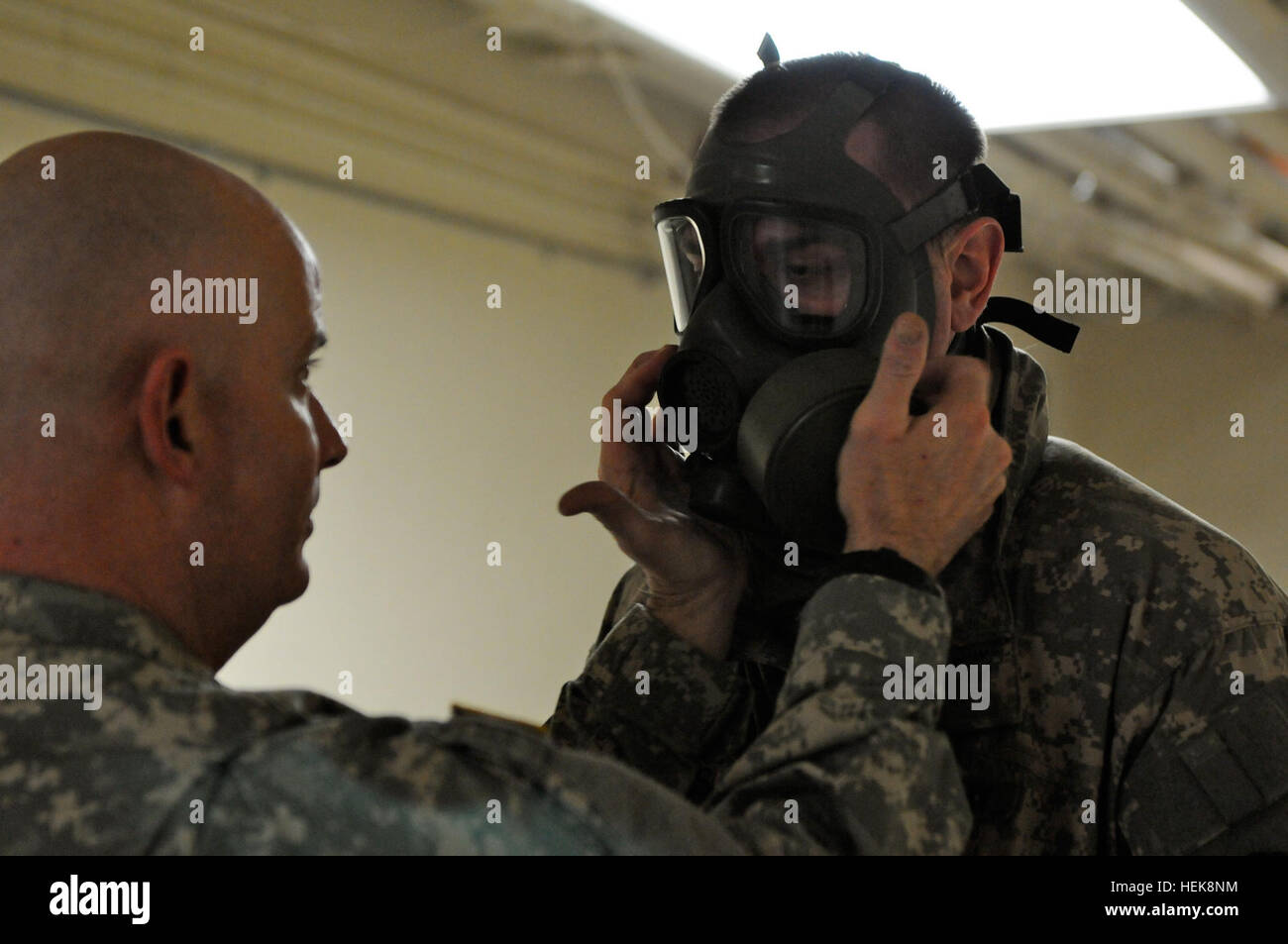 An intelligence specialist from 1st intelligence battalion hi-res stock ...
