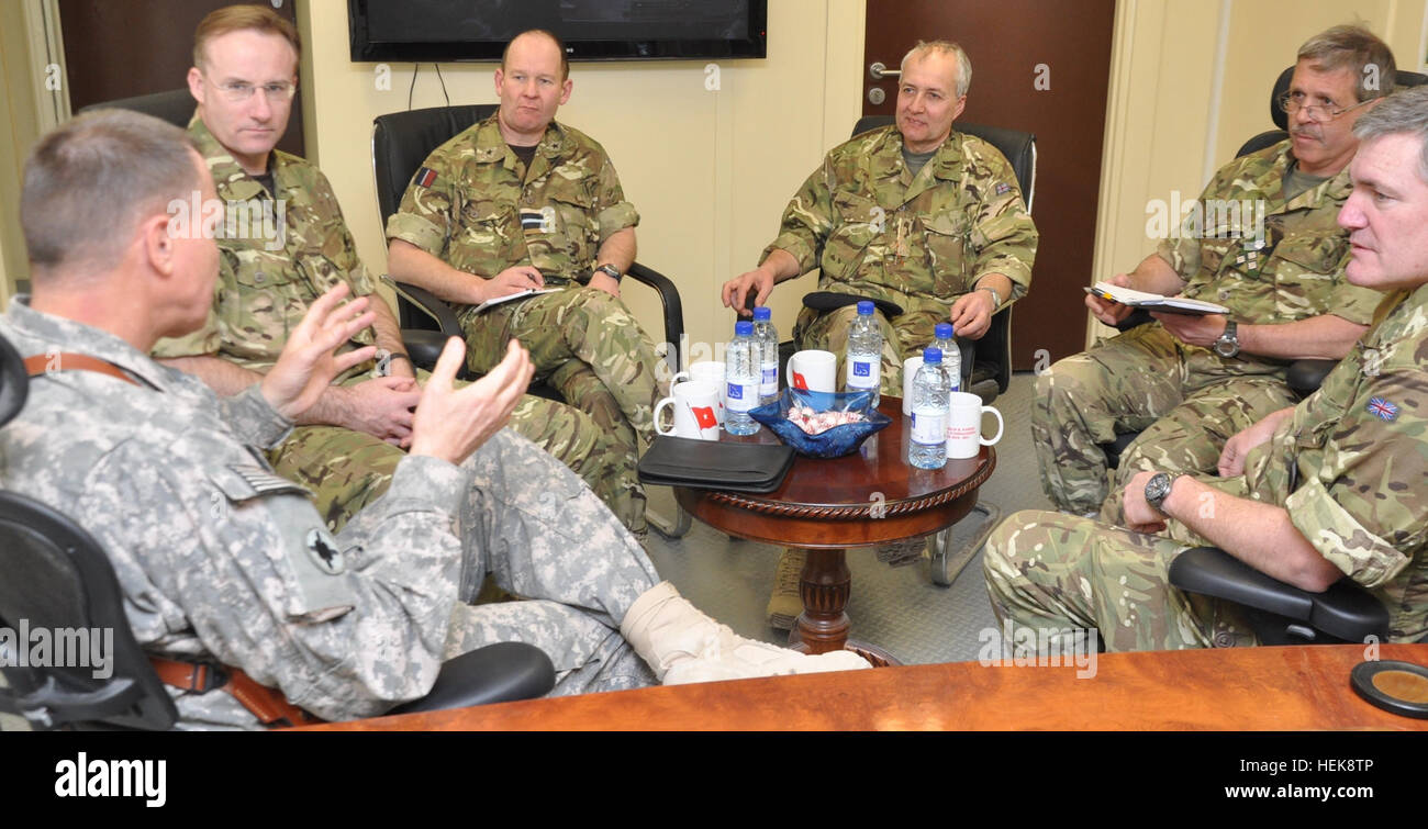 (Left) U.S. Army Brig. Gen. Philip R. Fisher, commander of Joint ...