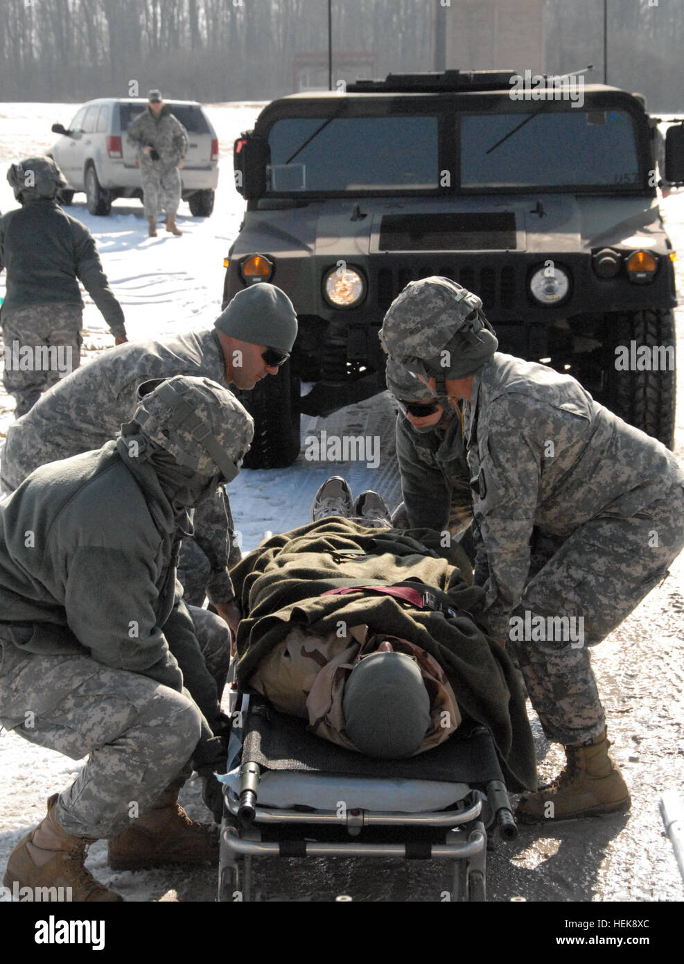 Ambulance staff prepare hi-res stock photography and images - Alamy