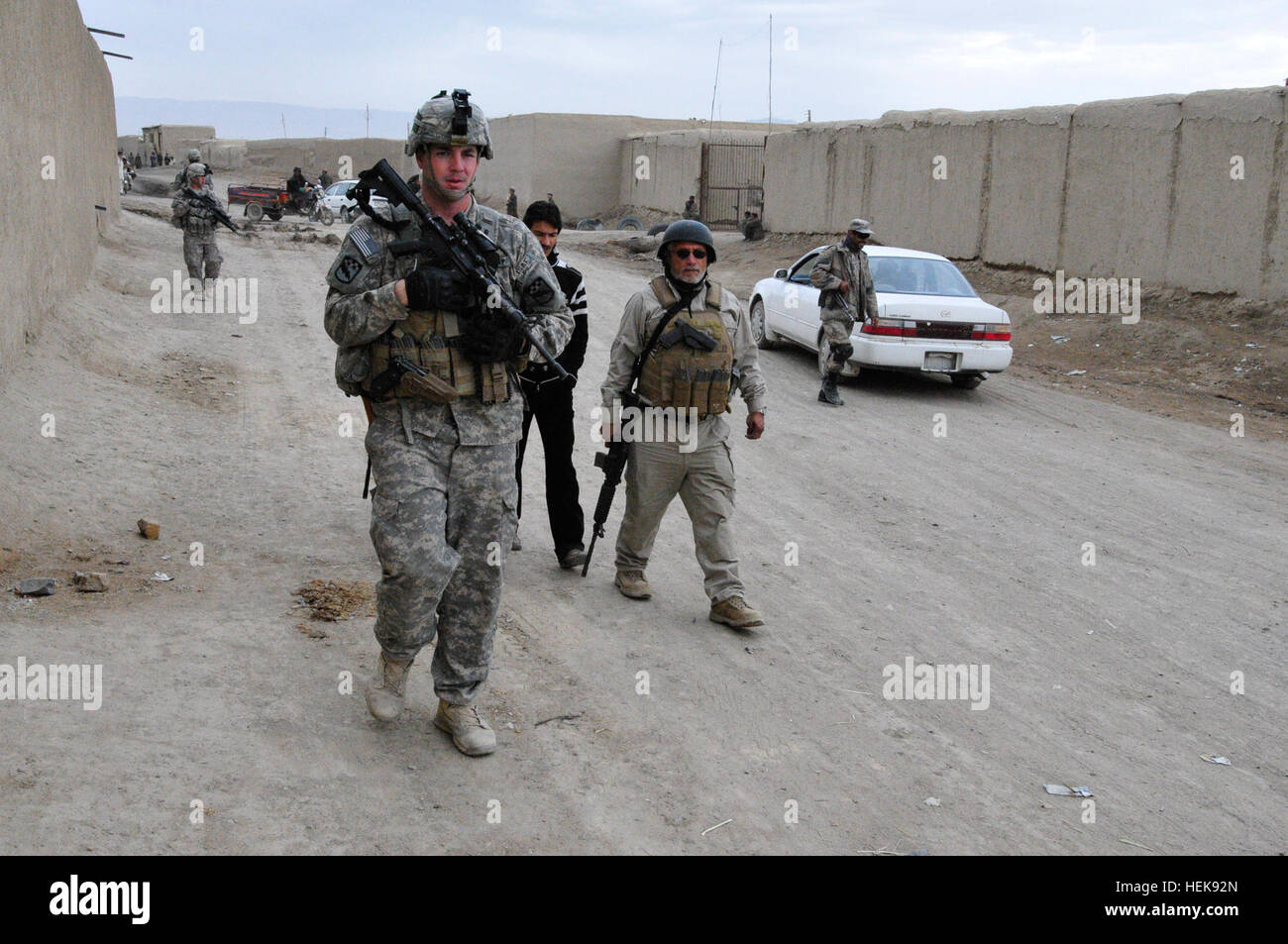 U.S. Army 1st Lt. Christopher Luck (left), a Montvale, Va., native ...