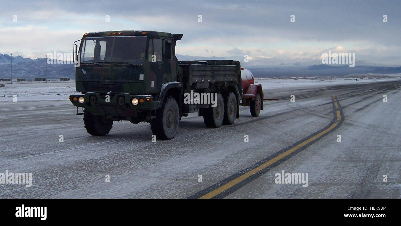 LOGAR PROVINCE, Afghanistan – The runway at Forward Operating Base ...