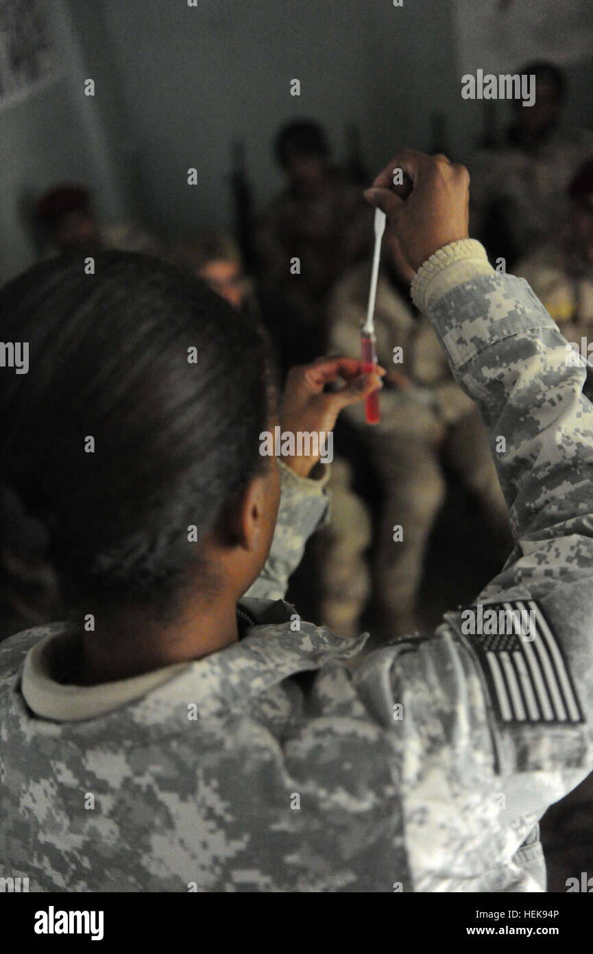 U.S. Army Spc. Kayla Hammonds, from Camilla, Georgia, assigned to ...