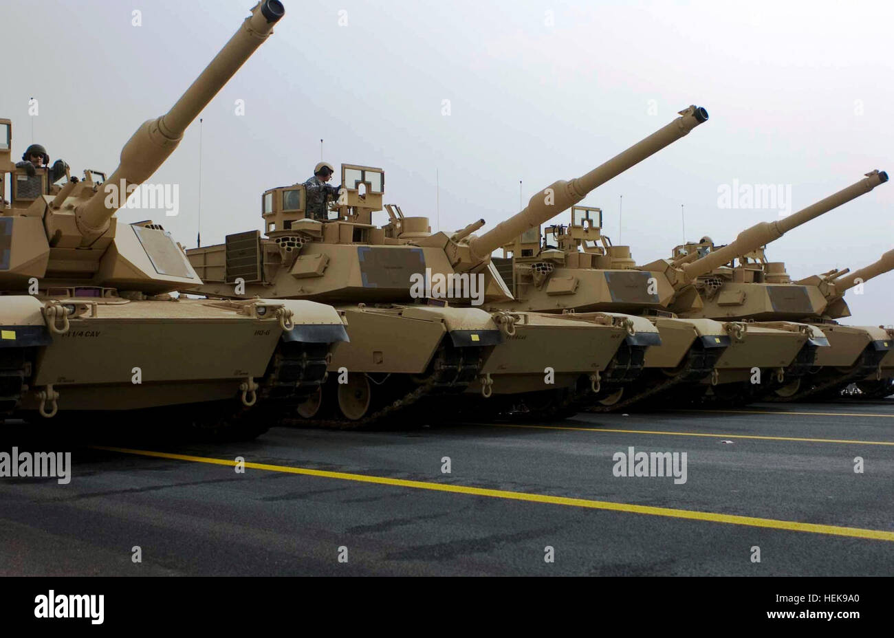 Camp arifjan tanks hi-res stock photography and images - Alamy