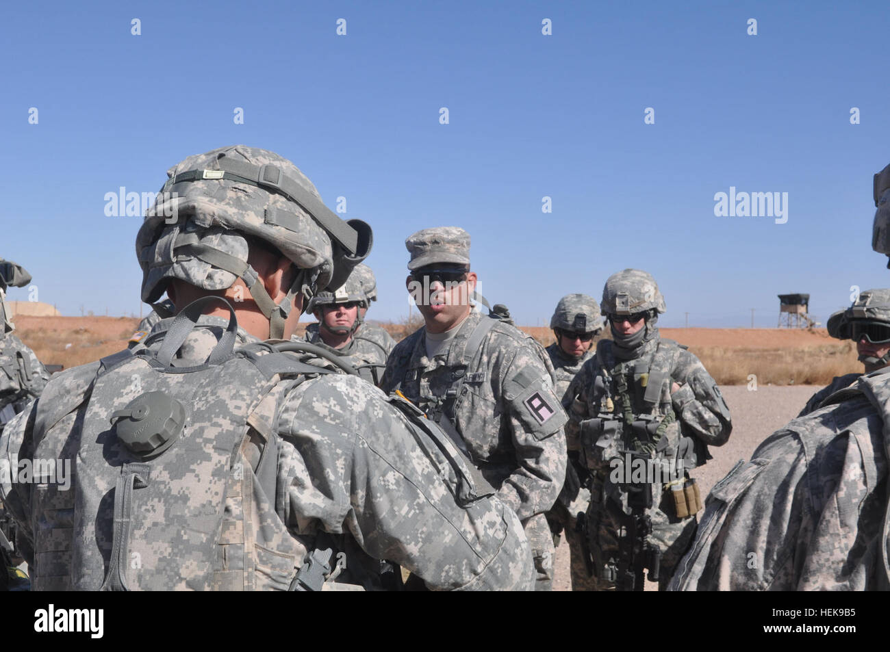 Sgt. John Falcon, observer controller/trainer, Task Force Outlaw, 5th ...