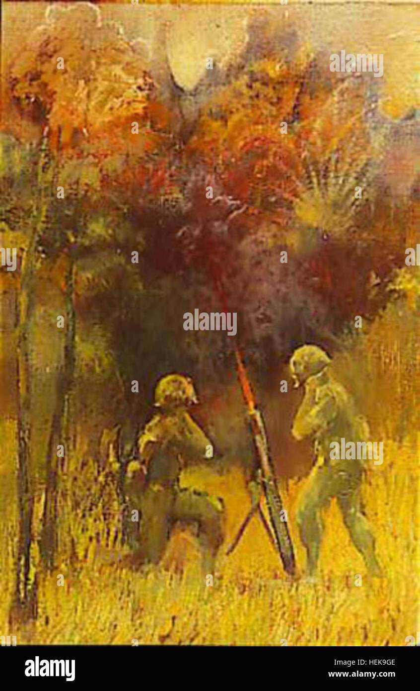 The Vietnam Combat Art Program depicts military operations and ...