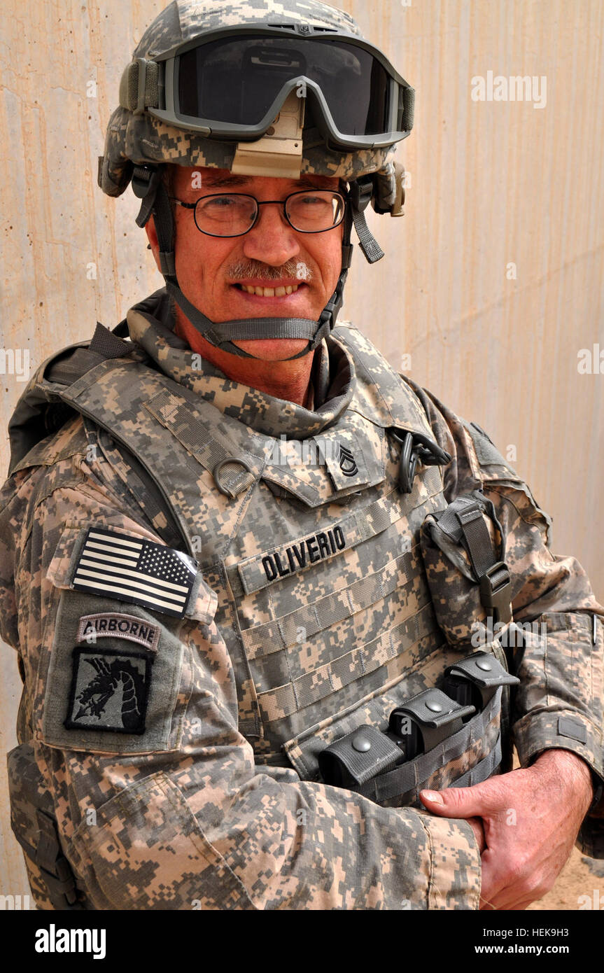 Sgt. 1st Class John Oliverio, a senior human resource non-commissioned ...