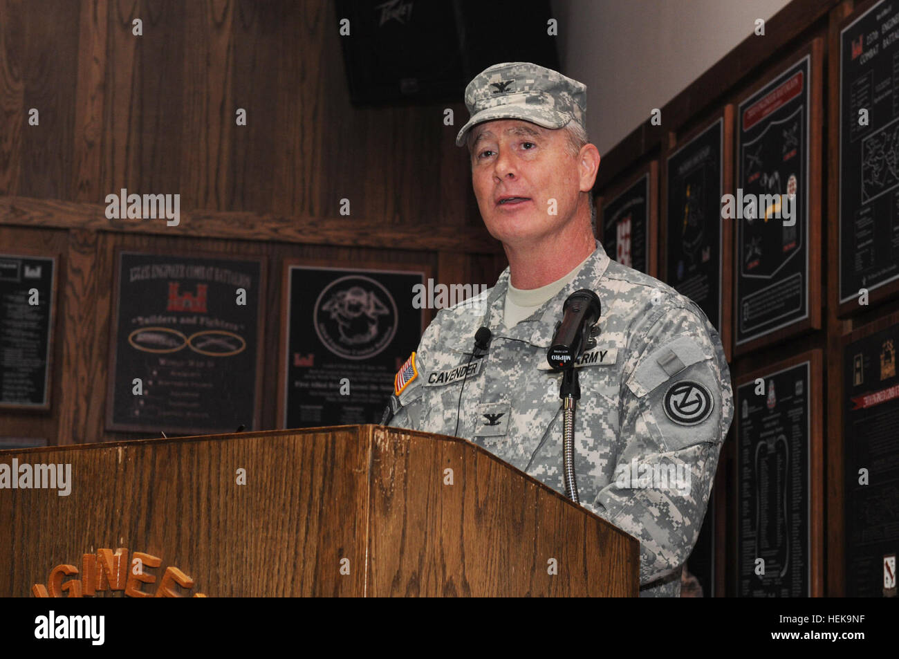 Brig gen evans 102nd commander during the hi-res stock photography and ...