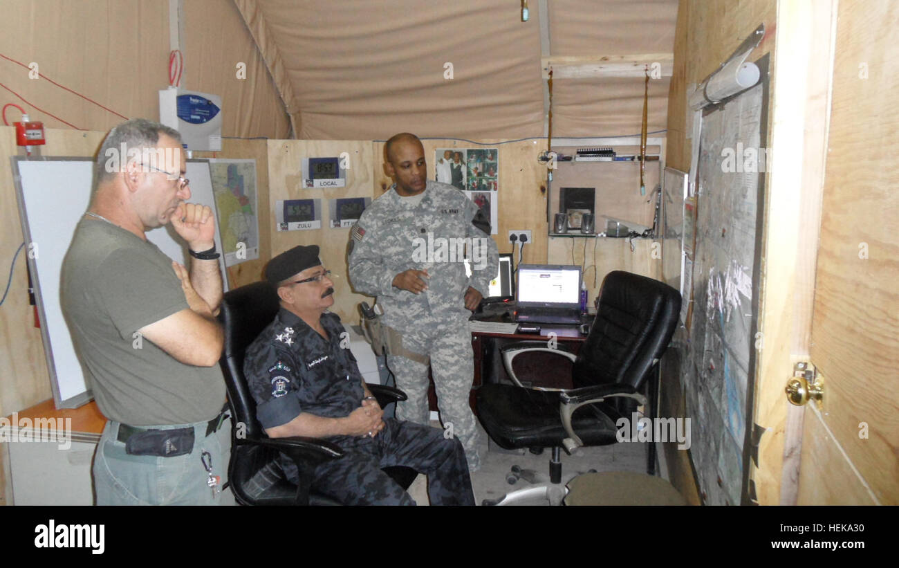Lt. Col. Gregory Stokes, commander of Stability Transition Team ...