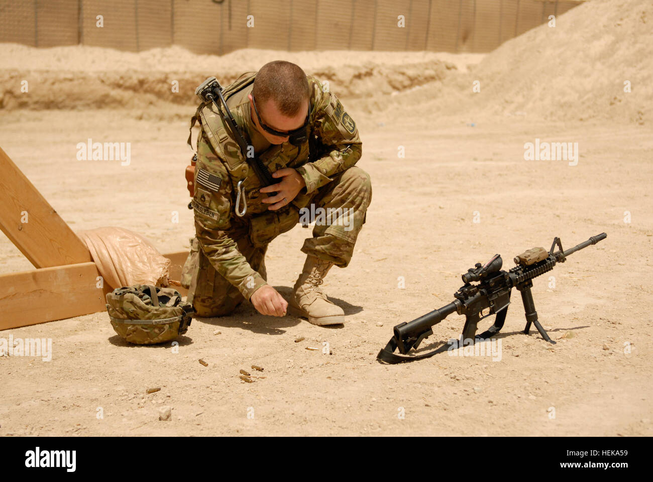 KANDAHAR, Afghanistan – Staff Sgt. Timothy Hangsleben, military police ...