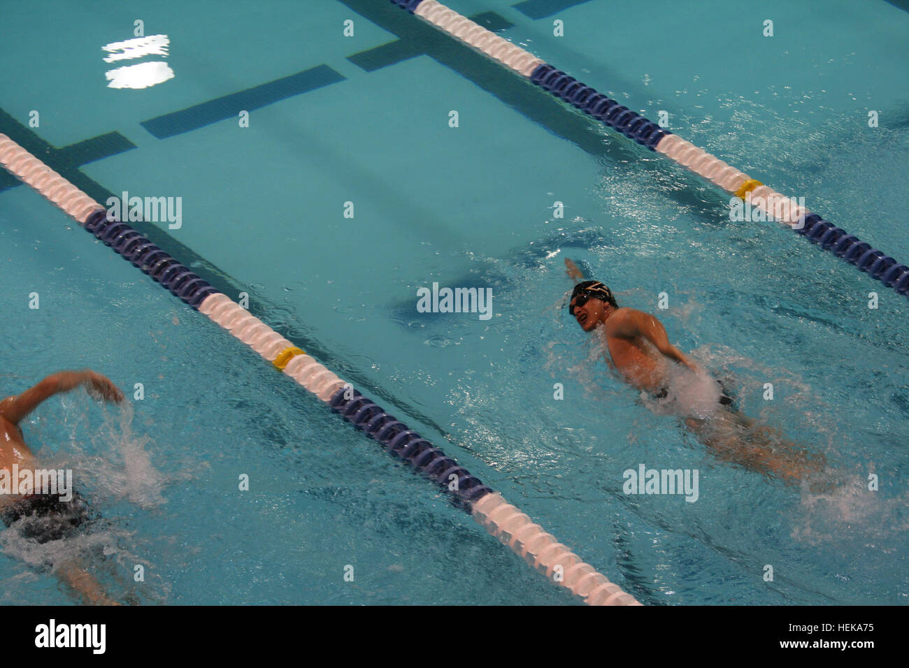 Gavin Sibayan competes in the 100-meter freestyle May 18 at the 2011 ...