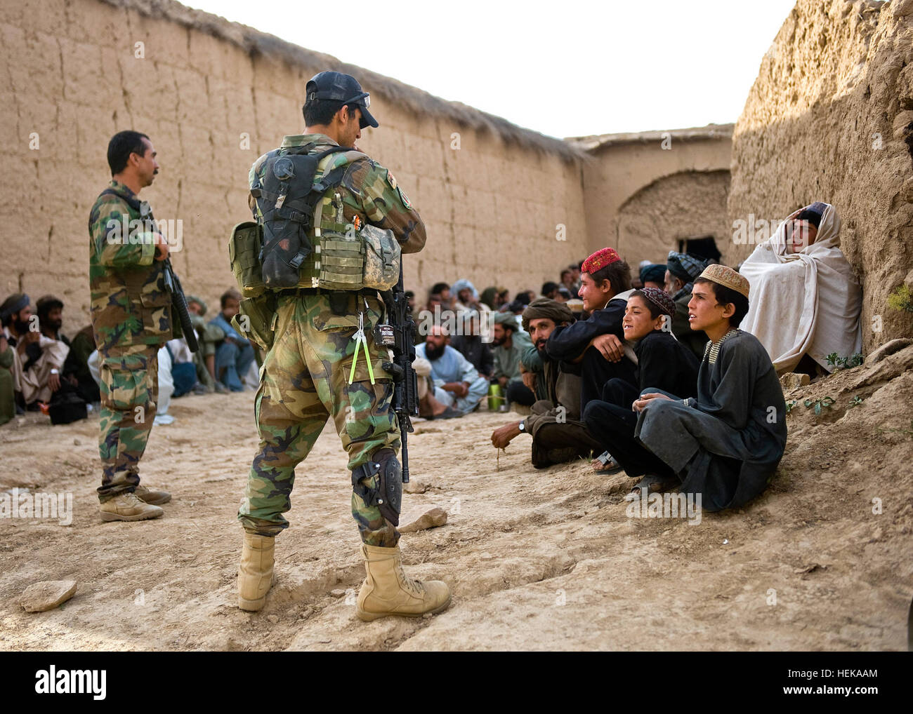 An Afghan Commando, with the Afghan National Army’s 3rd Commando Kandak ...