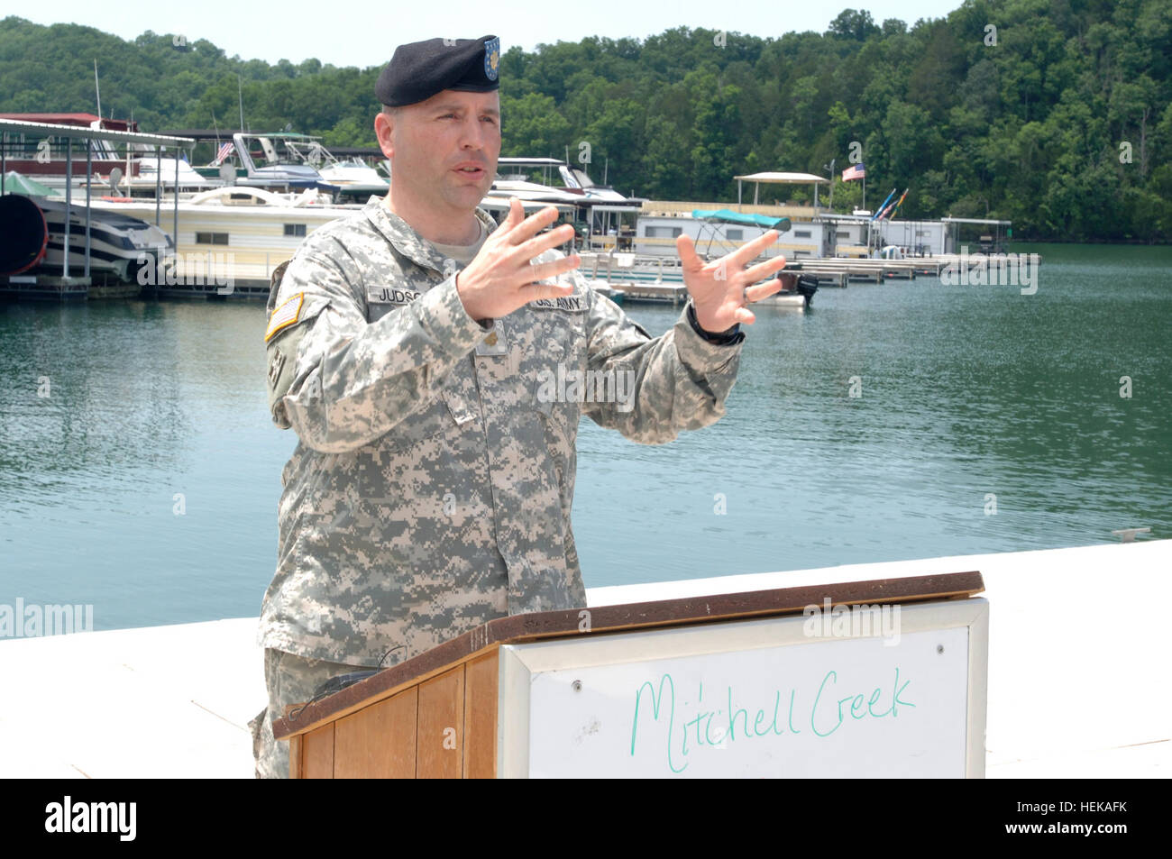 Maj. Bill Judson, U.S. Army Corps of Engineers Nashville District ...
