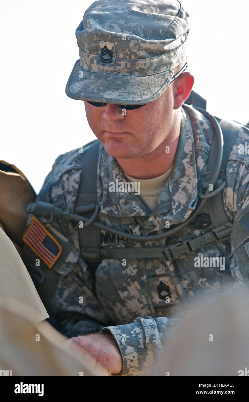 Sgt. First Class Nathan Bowman, a soldier with Headquarters and ...