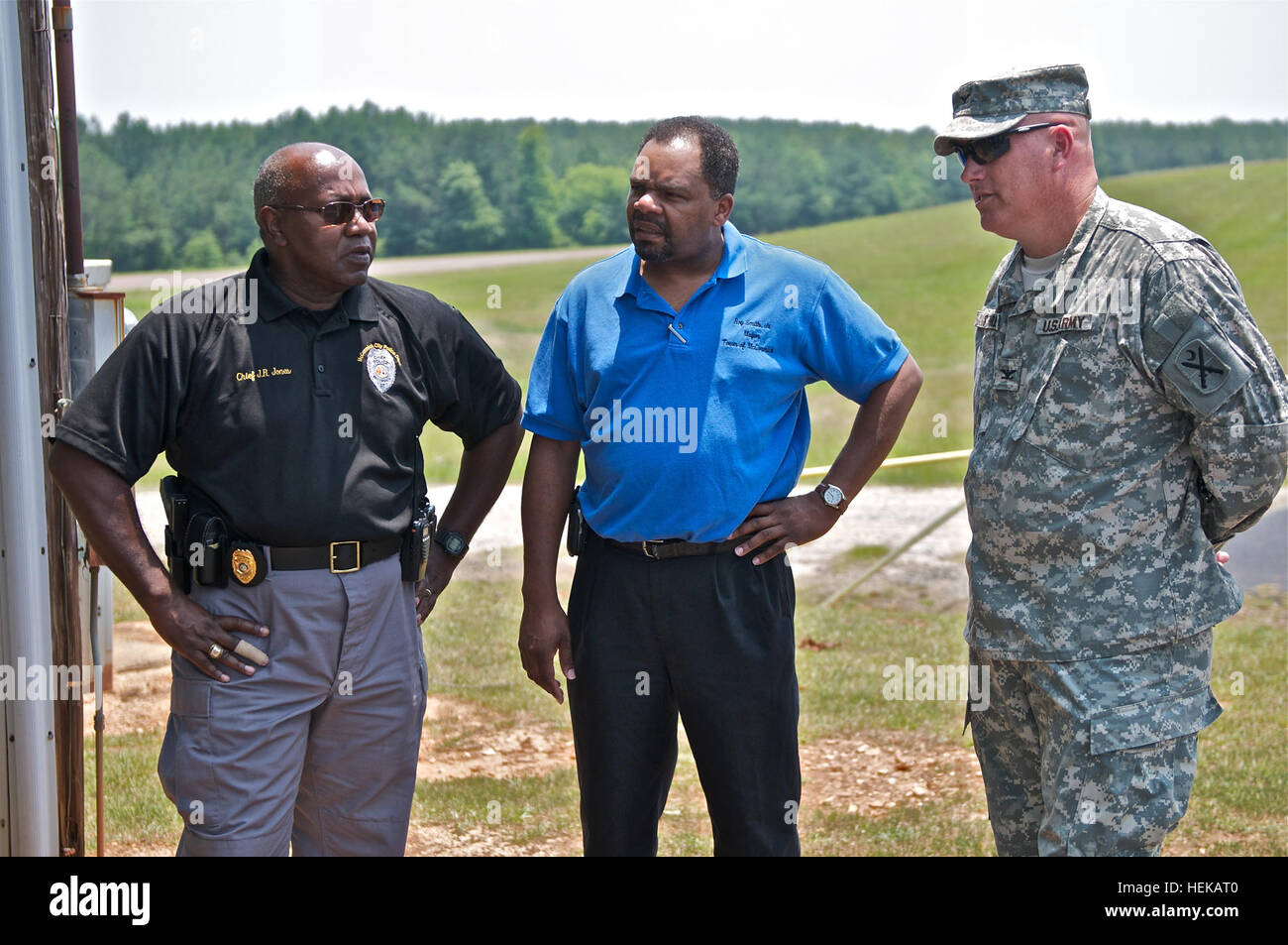 The 218th Maneuver Enhancement Brigade command staff worked closely ...