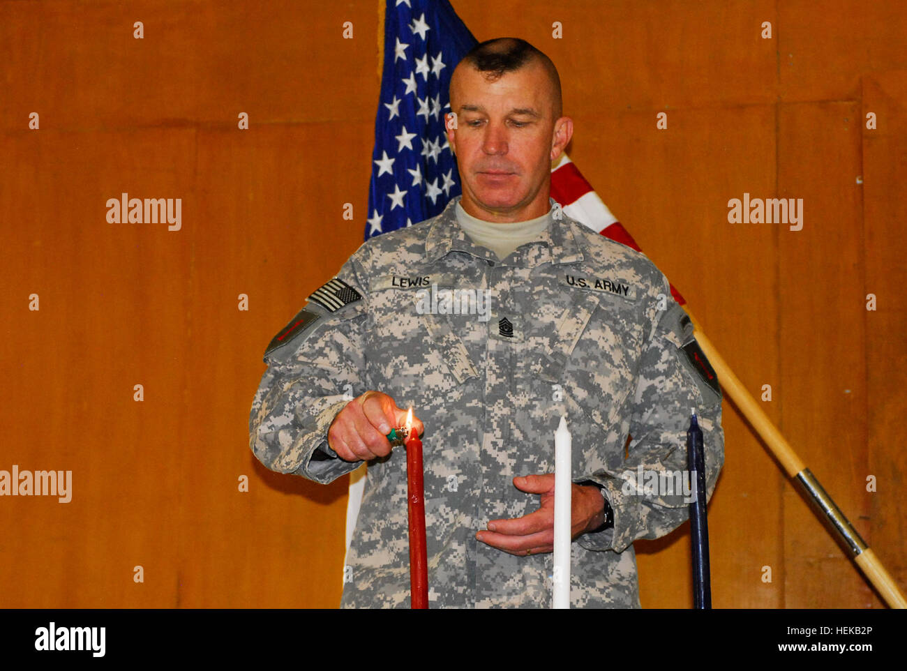 Command Sgt. Maj. Rodney R. Lewis, senior enlisted advisor of 2nd ...