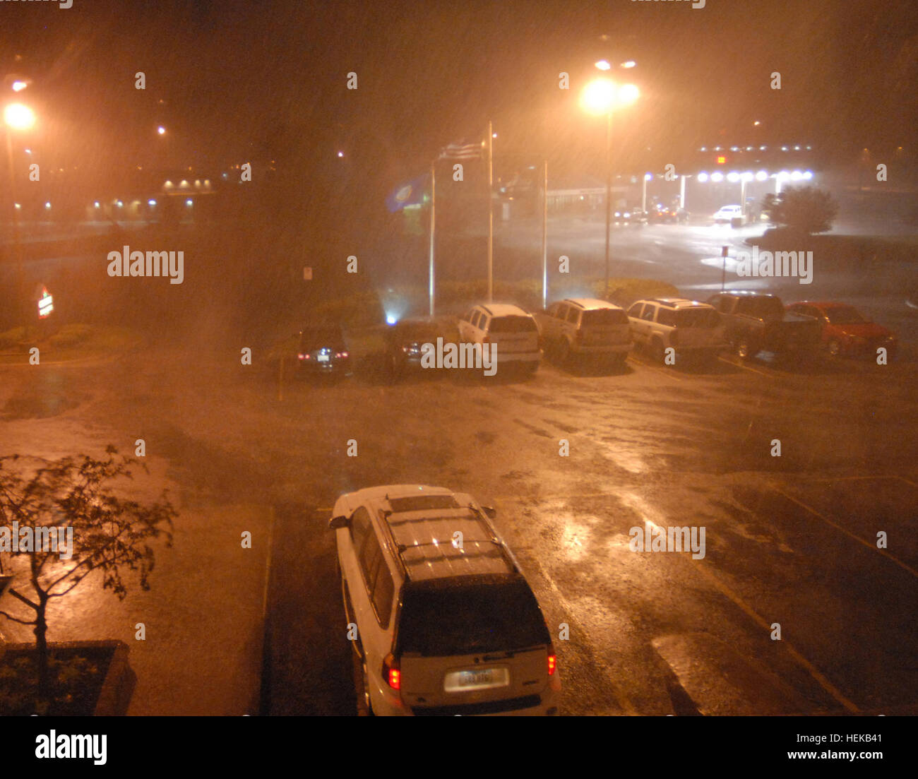 A large thunderstorm rolls across the Dakota Dunes area June 20. The ...