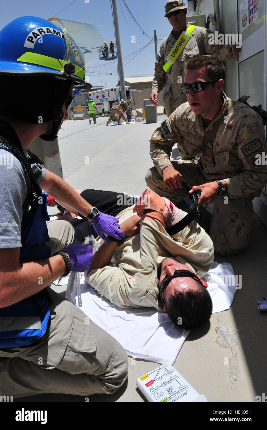 During A Mass Casualty Exercise On Stock Photos & During A Mass ...