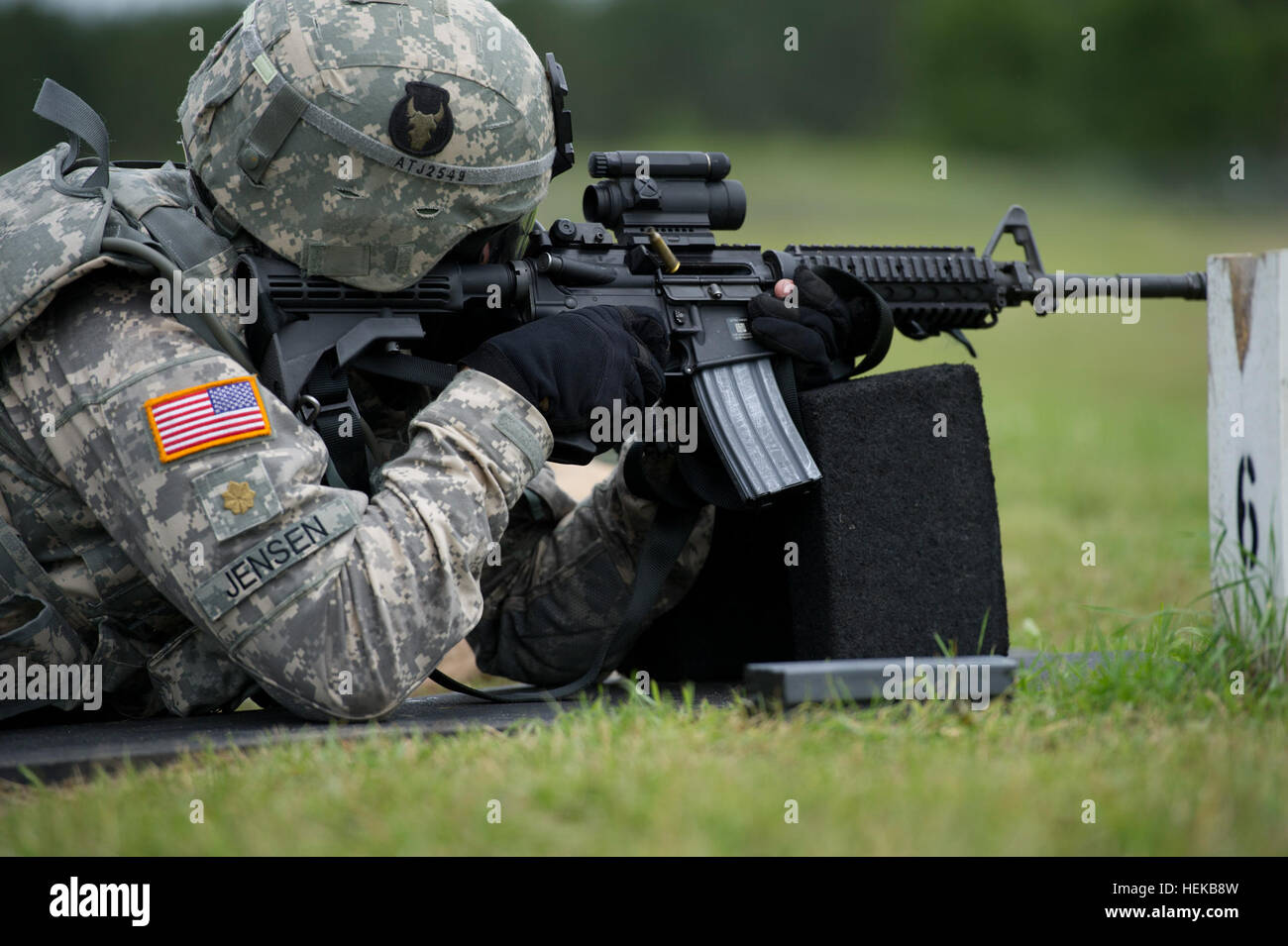Army Maj. Richard A. Jensen, Deputy Commander of Ali Al Salem Life ...