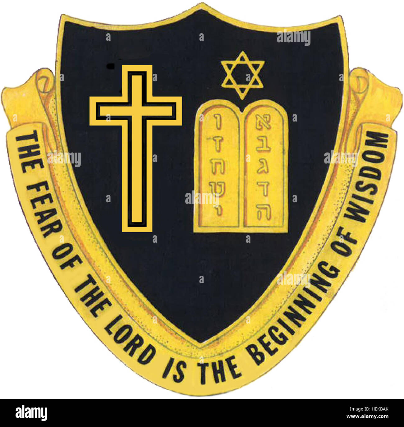 Old Army Chaplain School Seal TIOH Stock Photo - Alamy