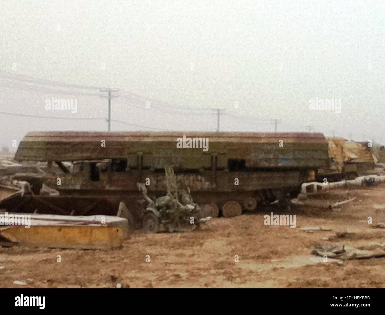 A boat tank in the tank graveyard. Completing the mission 428632 Stock ...