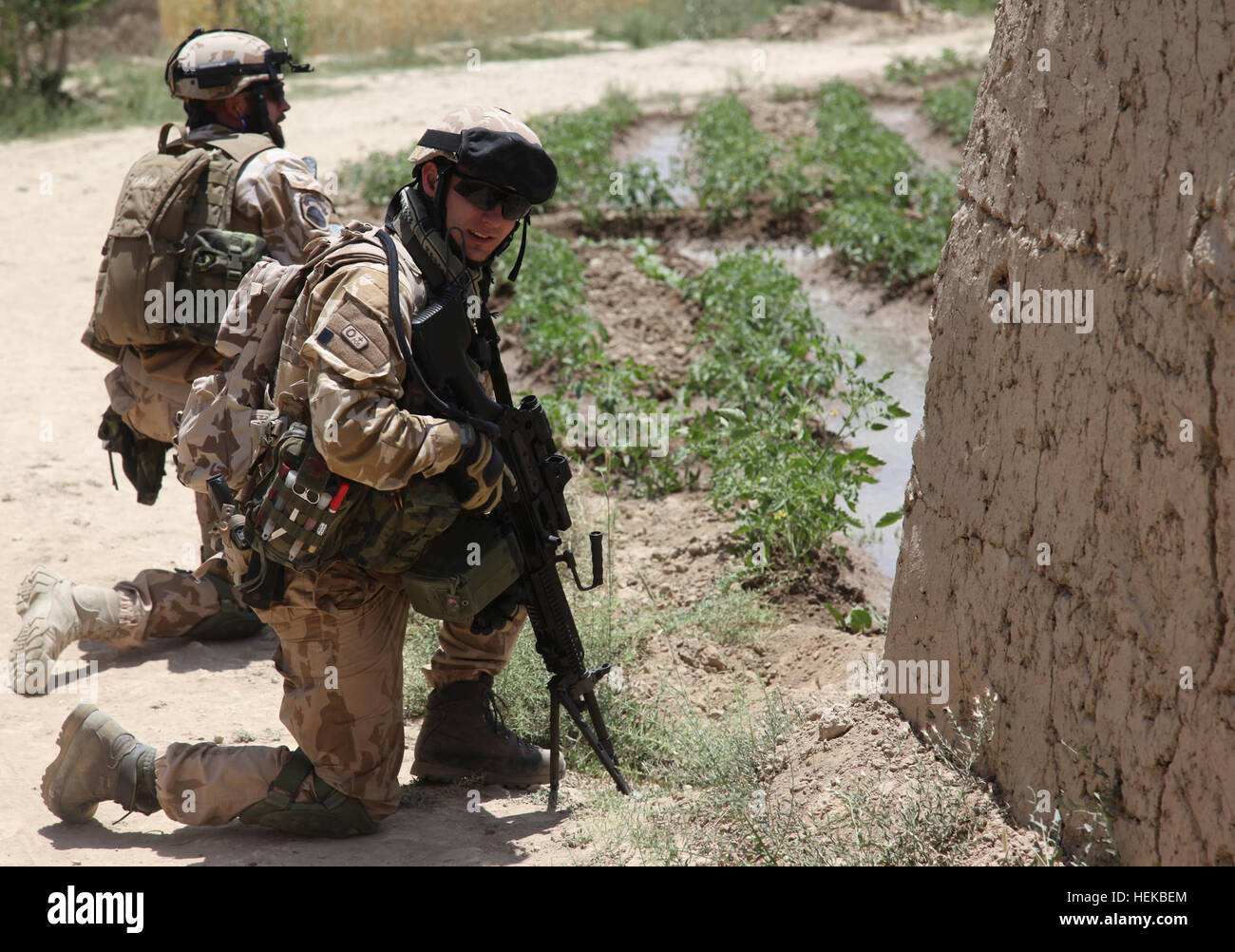 U s army released afghanistan clearance route soldiers hi-res stock ...
