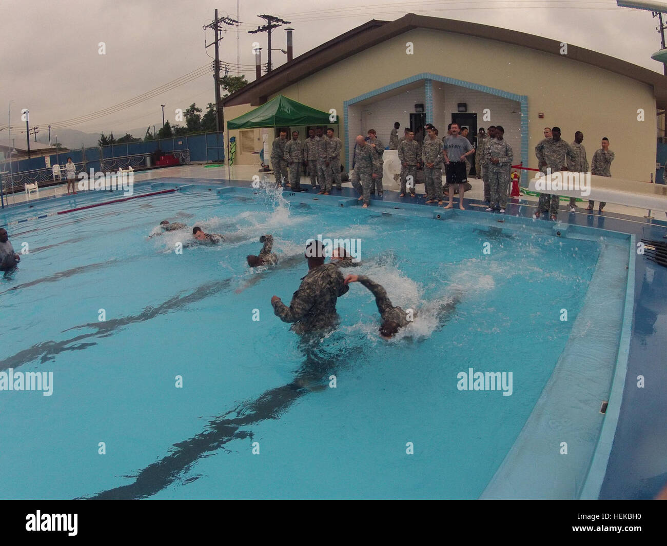 U.S. Soldiers assigned to Headquarters and Headquarters Battery, 210th ...