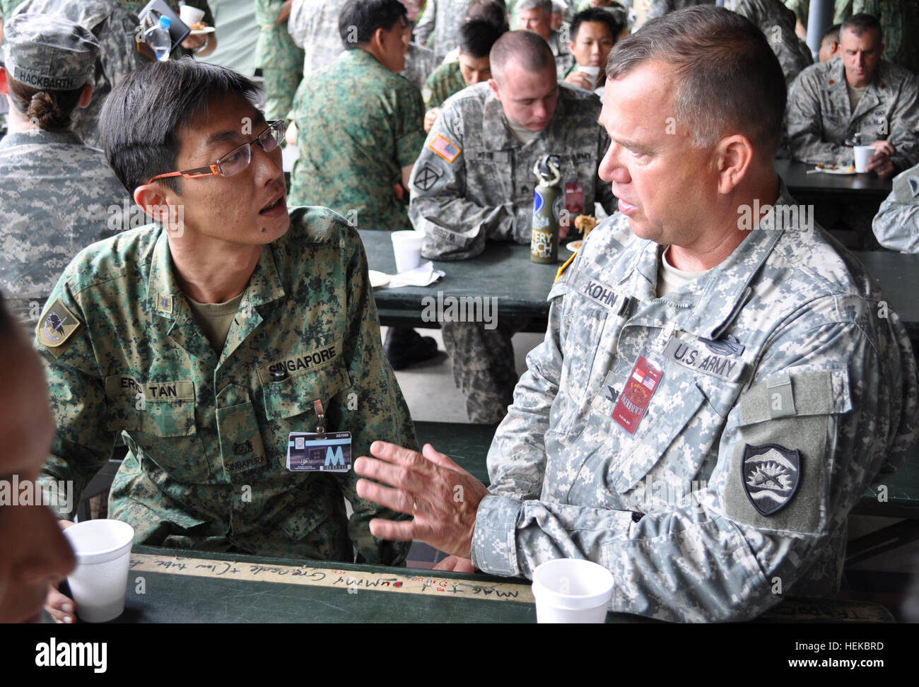 Col. Bradley Kohn, commander, 82nd Rear Operation Center, Oregon Army ...