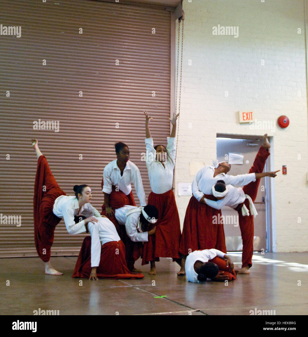 Dancers from the Lula Washington Dance Theater, perform for the 311th ...