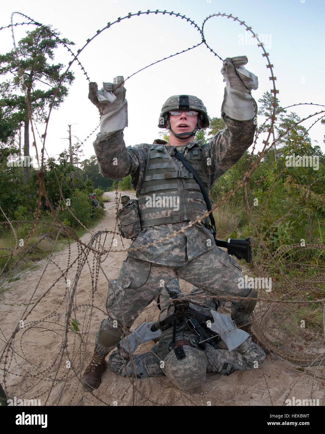 A team of combat engineers with the 82nd Airborne Division’s 1st ...