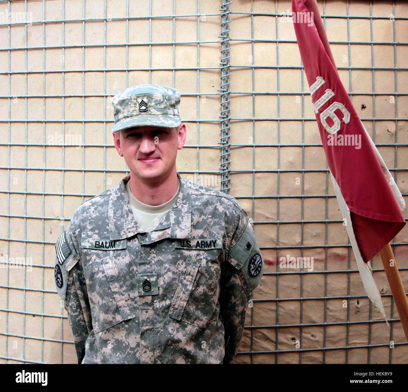 A non-commissioned officer from Delta Company, 3rd Battalion, 116th ...
