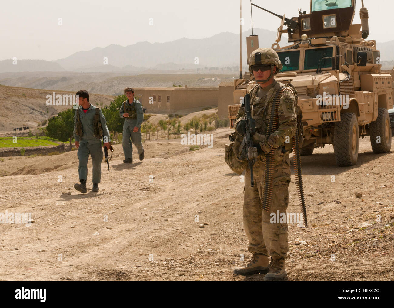 Pfc. Keun Im Song, infantryman with Echo Troop, 5th Cavalry Regiment ...