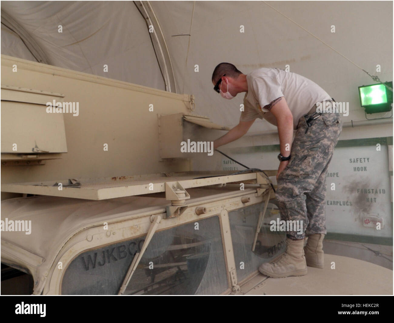 BAGHDAD—Spc. Joel Villasenor, a multichannel transmissions systems ...