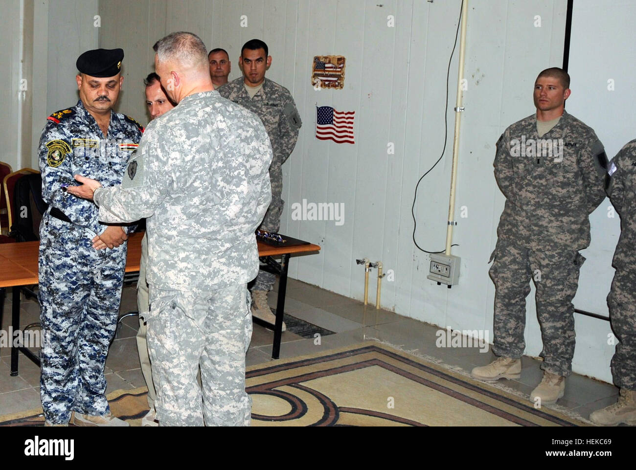Baghdad brig gen paul lacamera center hi-res stock photography and ...