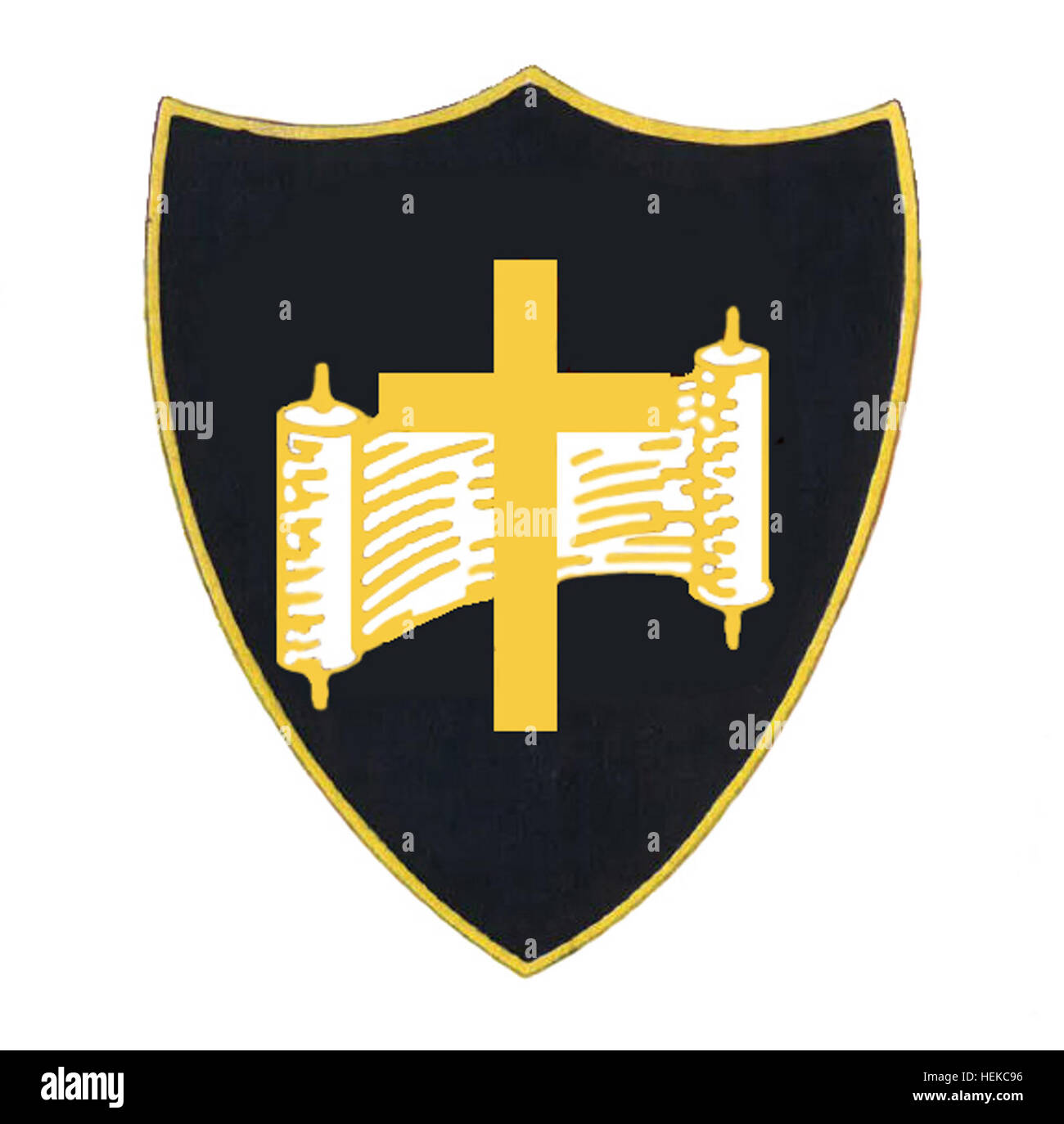 US Army Chaplain School emblem 1952 Stock Photo - Alamy