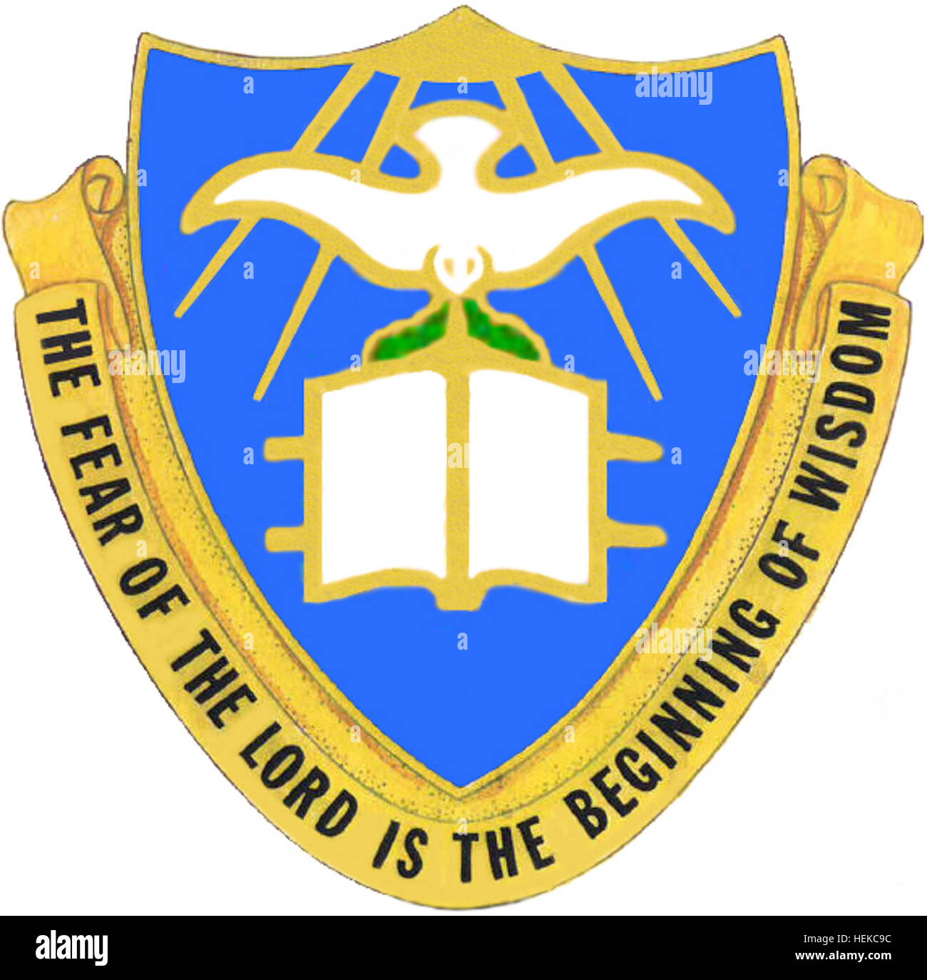 US Army Chaplain Center and School unit insignia Stock Photo - Alamy