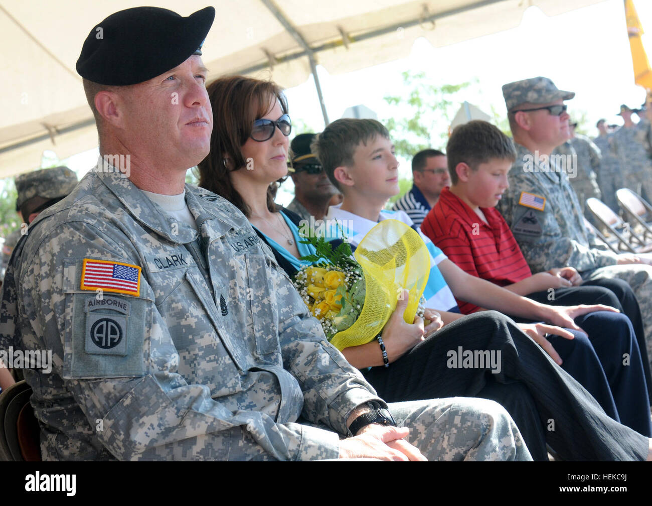 Command Sgt. Maj. Richard R. Clark, 4th Brigade Combat Team, 1st ...