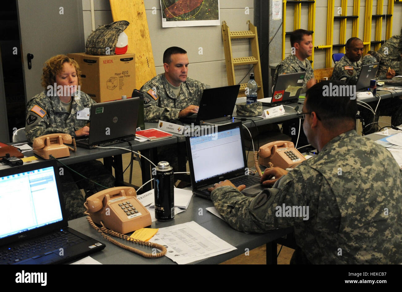 U.S. Army Europe conducts the annual Guardian Shield 11 exercise from ...