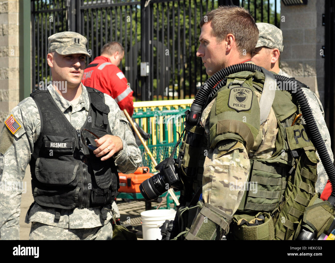 Capt. Richard Hosmer, a Nuclear Medical Science officer with the Oregon ...