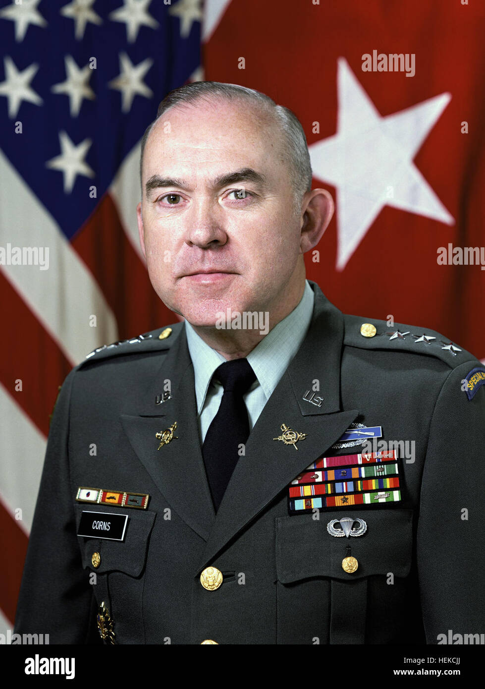 Portrait of U.S. Army Lieutenant General Johnnie H. Corns, highlighting ...