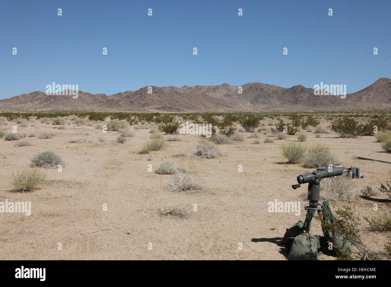 A scout scope to tell the M-777 A2 Weapon System's range and target ...